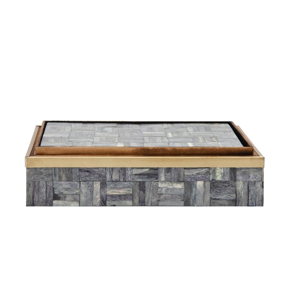 Gray Rectangular Boxes - 2 sizes available – Theory Design Studio